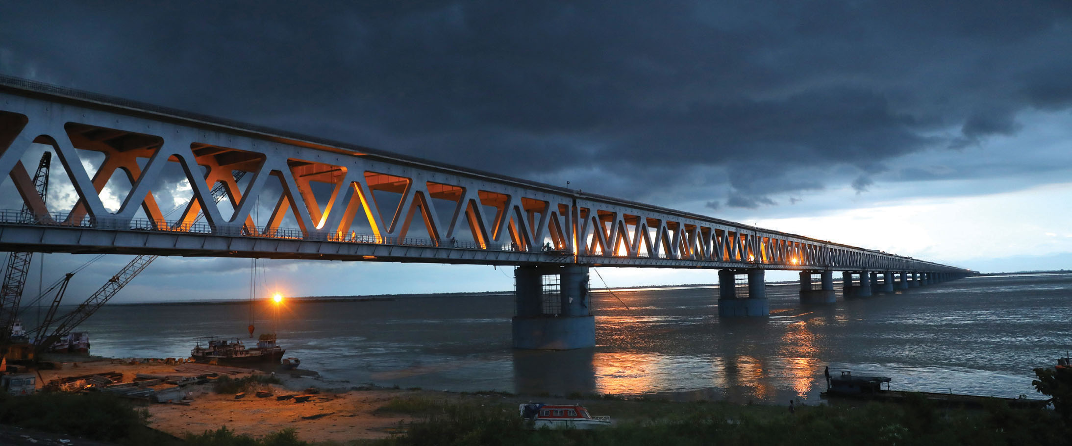 Bridging the Brahmaputra: India’s longest rail-cum-road bridge ...