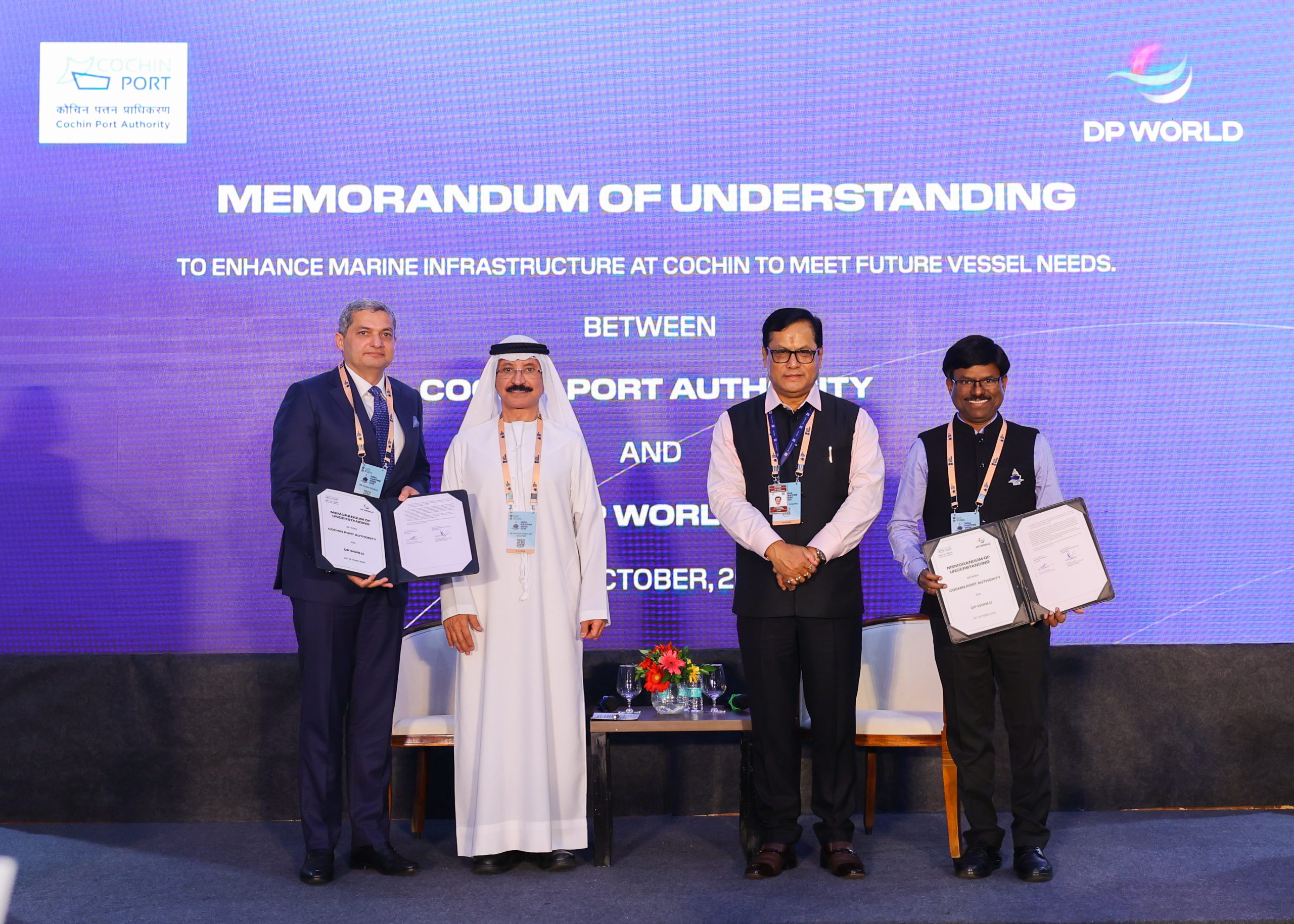 DP World and Cochin Port Authority sign MoU to enhance maritime ...